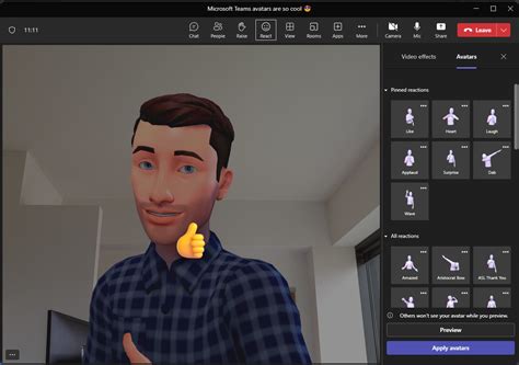 How To Configure And Use Microsoft Teams Avatars In Meetings Hands On