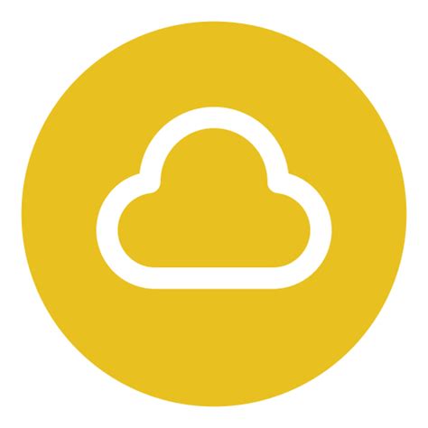Cloudy Generic Circular Icon