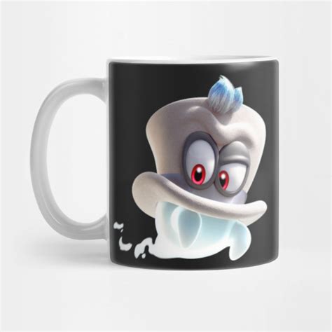 Cappy The Ghost Hat Super Mario Odyssey Mug Teepublic
