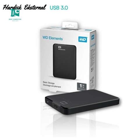 Jual Hardisk Eksternal 1tb Wd Elements Dukungan Untuk Pc Mac Dan