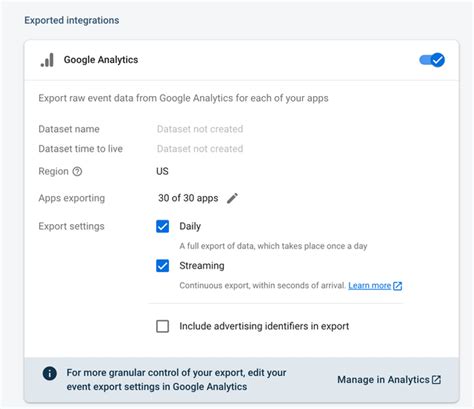 Bigquery Not Getting Data From Firebase Rfirebase