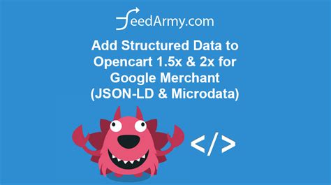 Add Structured Data To Opencart 1 5x 2x For Google Merchant JSON LD
