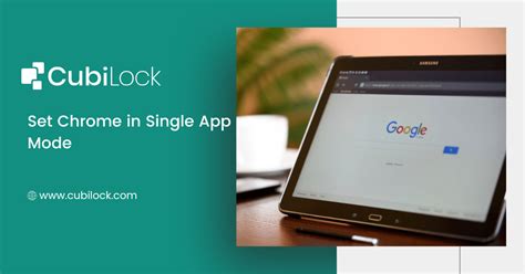 Enable Chrome Kiosk Mode With Whitelisting Feature