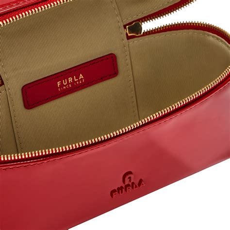 Furla Camelia Micro Vanity Case Rosso Duty Free Bestvalue