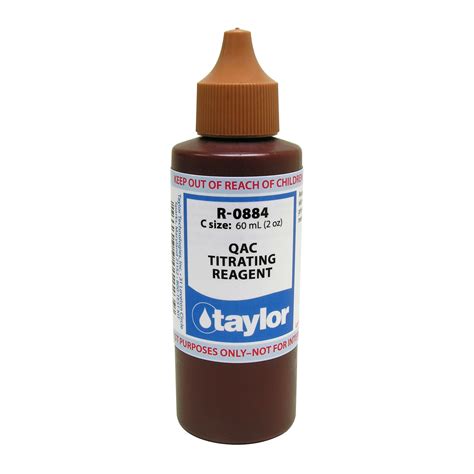 Qac Titrating Solution Hi Range 2 Oz Dropper Bottle Taylor