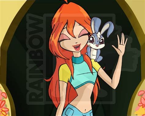 Winx Club Bloom And Kiko Les Winx Flora Winx Sailor Moom