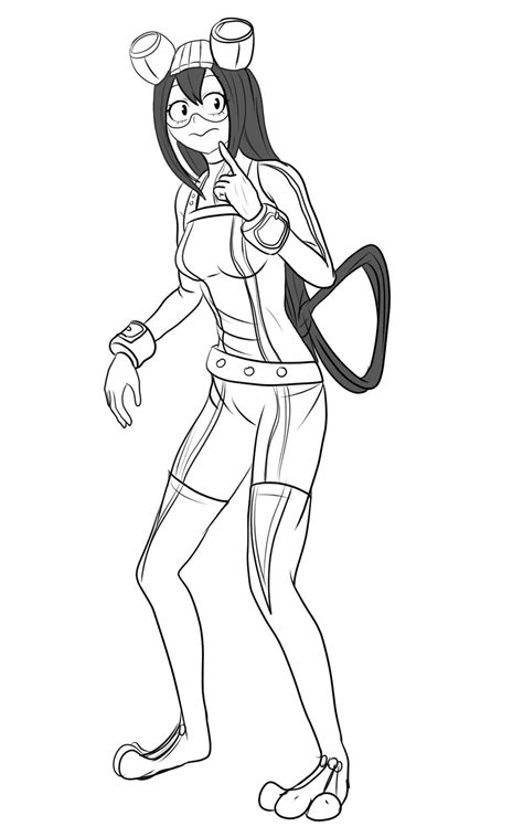 Sketch Tsuyu Asui By Symptom99 On Deviantart