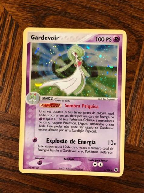 Rare Gardevoir Holo Ruby And Sapphire Portuguese Ebay