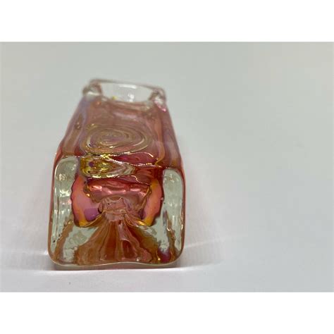 Thick Pink Fumed Glass Pipe Kings Pipes