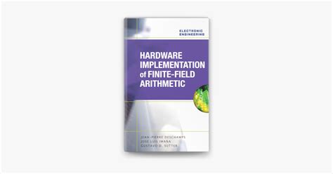 ‎hardware Implementation Of Finite Field Arithmetic By Jean Pierre