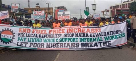 Our Anger Against Fg Beyond Fuel Subsidy Removal Labour
