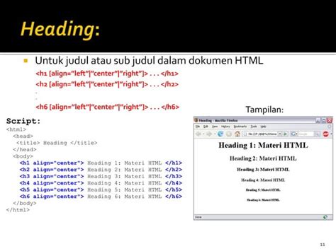 Pertemuan 2 Html Hypertext Markup Languageppt
