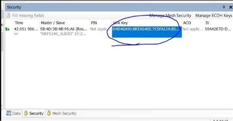 How To Exact Link Keys From Nordic Nrf5340 Audio Edk Nordic Qanda Nordic Devzone Nordic Devzone