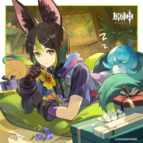 Tighnari Fungi And Cuilein Anbar Genshin Impact Danbooru