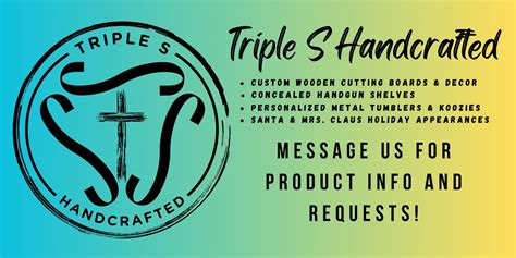 Triple S Handcrafted Triple S Handcrafted Specializes In Creating Unique High Quality Wooden