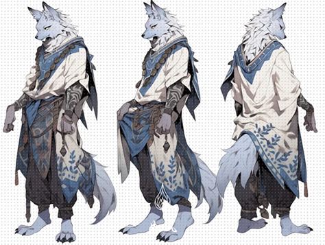 三视图 狼人 （2） 花瓣网