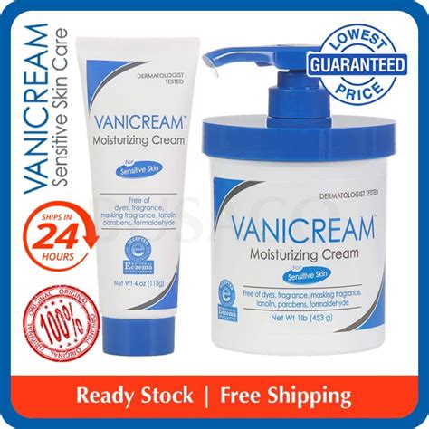 Vanicream Moisturizing Cream With Pump Sensitive Skin Dermatologist