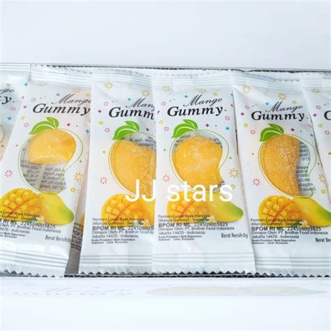 Jual Permen Jelly Mango Gummy Isi 60 Pcs Shopee Indonesia