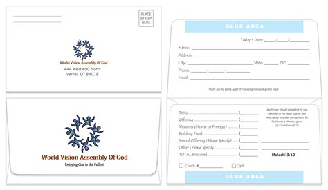 675 Remittance Envelope Template