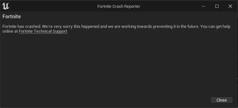 fortnite unreal crashing r fortnitebr
