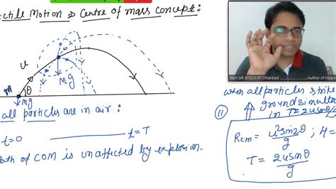 Lecture 6 Explosion In Projectile In Air Question Of Centre Of Mass