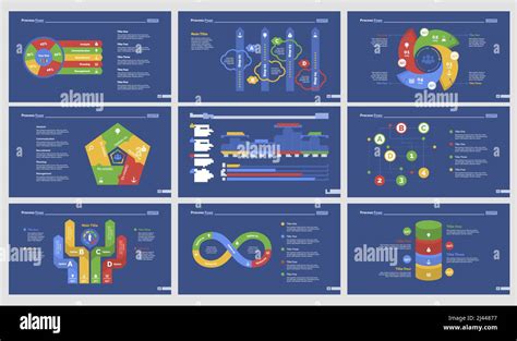 Infographic Design Set Can Be Used For Workflow Layout Diagram Annual