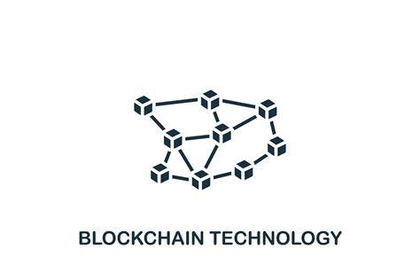 Blockchain Technology Icon Graphic By Aimagenarium · Creative Fabrica