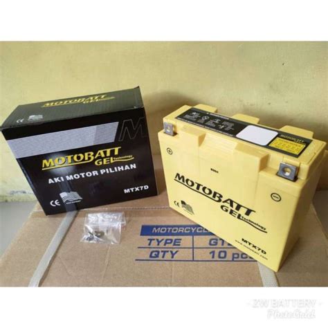 Jual Aki Motor Honda Tiger Tiger Revo Motobatt Aki Gel MTX D Ah Di Seller TDR Autorace