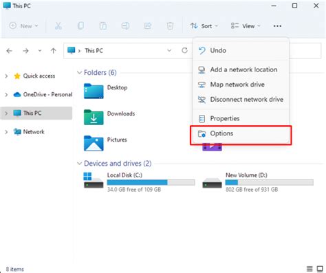 How To Set The Default Folder In File Explorer