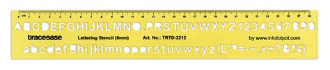 Buy Traceease English Alphabet Numbers Lettering Template Drafting