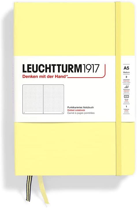 Leuchtturm1917 Medium A5 Hardcover Notebook Dotted Blesket Canada Leuchtturm1917 Medium A5 Hardcover Notebook Dotted Blesket Canada