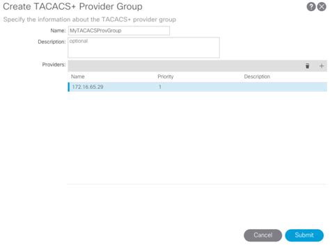 Tacacs Configuration In Aci How To Aci