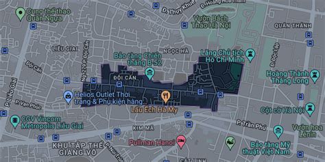 Cập Nhật Thông Tin Khu Vực Phường Đội Cấn Quận Ba Đình Thành Phố Hà Nội