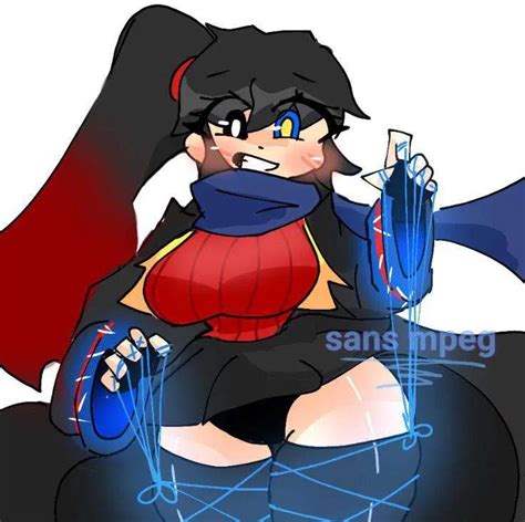 Character Female Underverse Error Sans