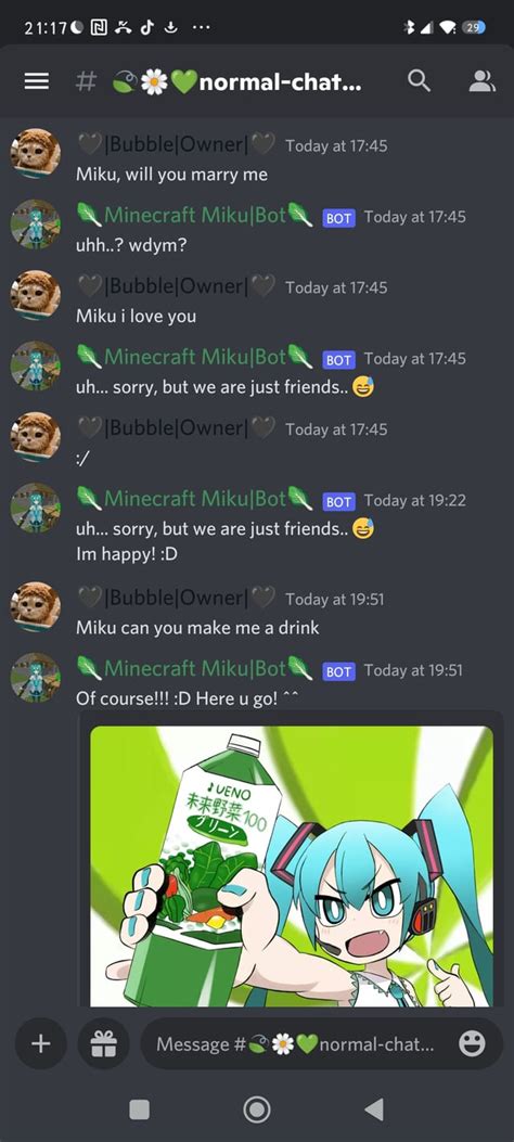 i made a fun hatsune miku bot r discordbots