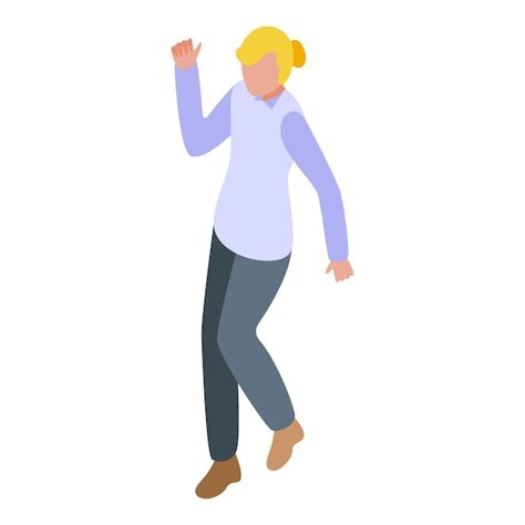 Premium Vector Blond Man Is Dancing Happily