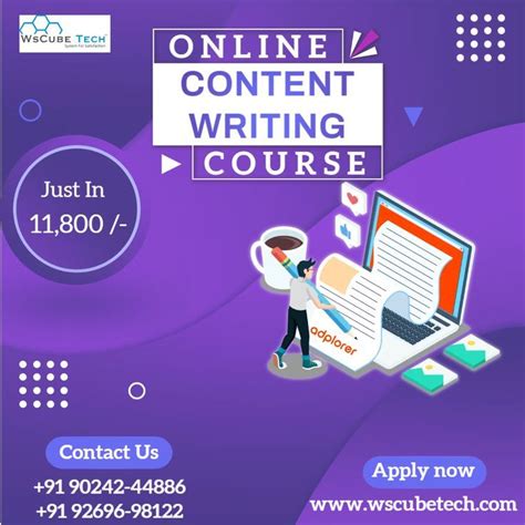 Join Online Content Writing Course Wscube Tech Content Writing Courses Content Writing