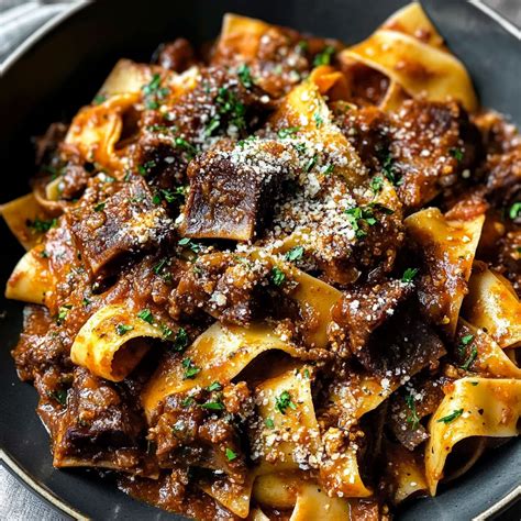 Dutch Oven Short Rib Ragu With Pappardelle