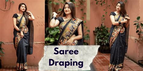Bengali Style Women Saree Draping Horitoki