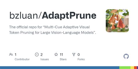 Github Bzluanadaptprune The Official Repo For “multi Cue Adaptive Visual Token Pruning For