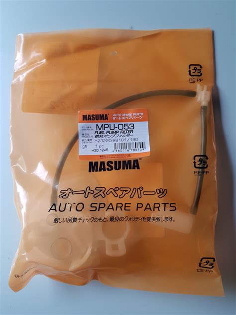 MPU053 Фильтр бензонасоса MASUMA | Запчасти на DRIVE2