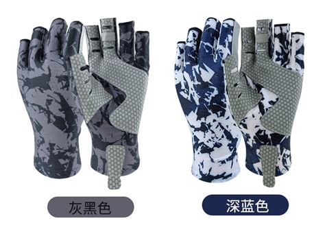 厂家现货钓鱼手套夏季路亚海钓防晒手套航海运动透气半指钓鱼手套 阿里巴巴