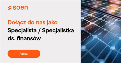 Specjalista Specjalistka Ds Finansów Soen
