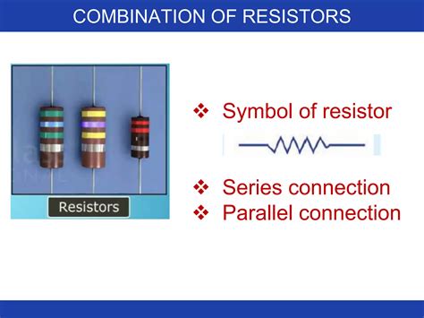 Electricity Resistors In Series And Parallel Pptx