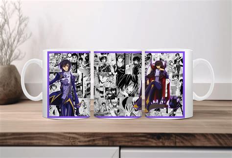 Code Geass Lelouch Vi Britannia Manga Panel 15 Oz Mug Etsy