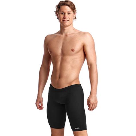 Funky Trunks Still Black Mens Training Jammers Aqua Swim Supplies