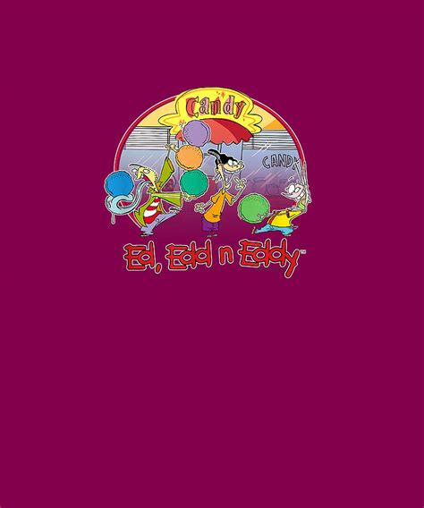 Ed Edd N Eddy Candy Jawbreakers T Shirt Drawing By Ngo Ngoc