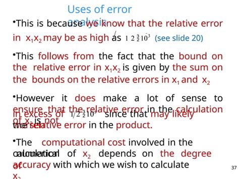 lecture 2 error analysis numerical analysis pptx physics science