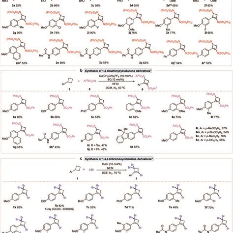 Synthetic Methods Of Cyclobutene Derivatives Download Scientific Diagram
