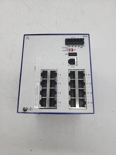 Used Hirschmann Rs20 Rail Switch For Sale At Nd Industrial Surplus